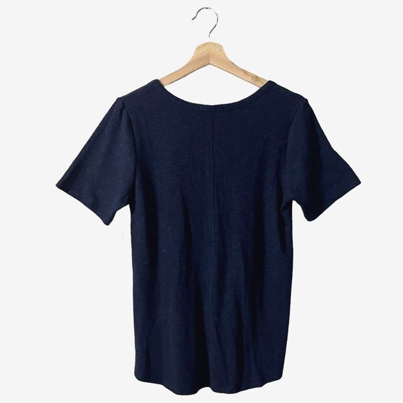 Three Dots | Tops | Three Dots Scoop Neck Tee Size Medium Maritime Blue ...